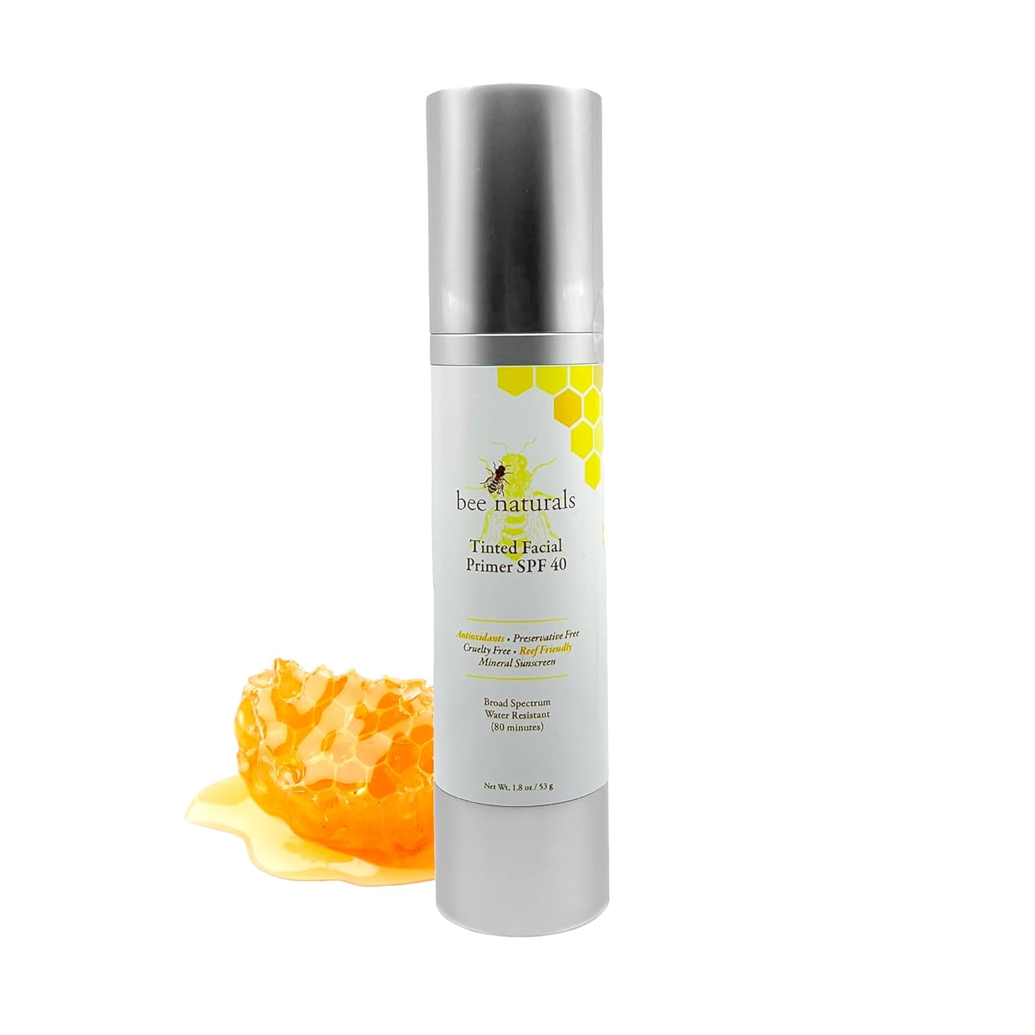 Tinted Facial Primer SPF 40 – Bee Naturals